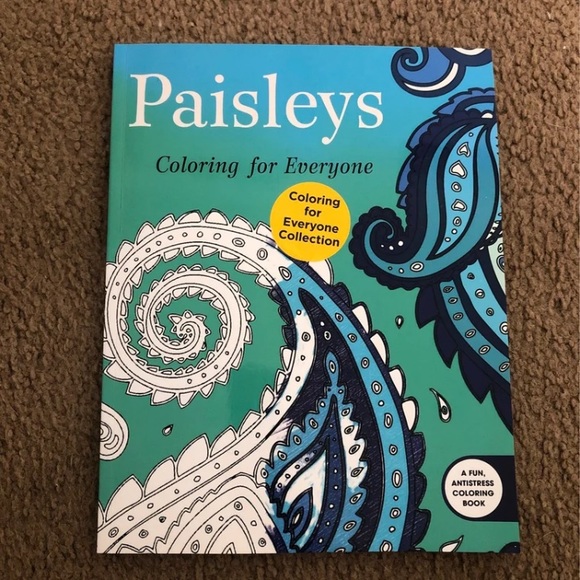 Other | Paisley Coloring Book | Poshmark
